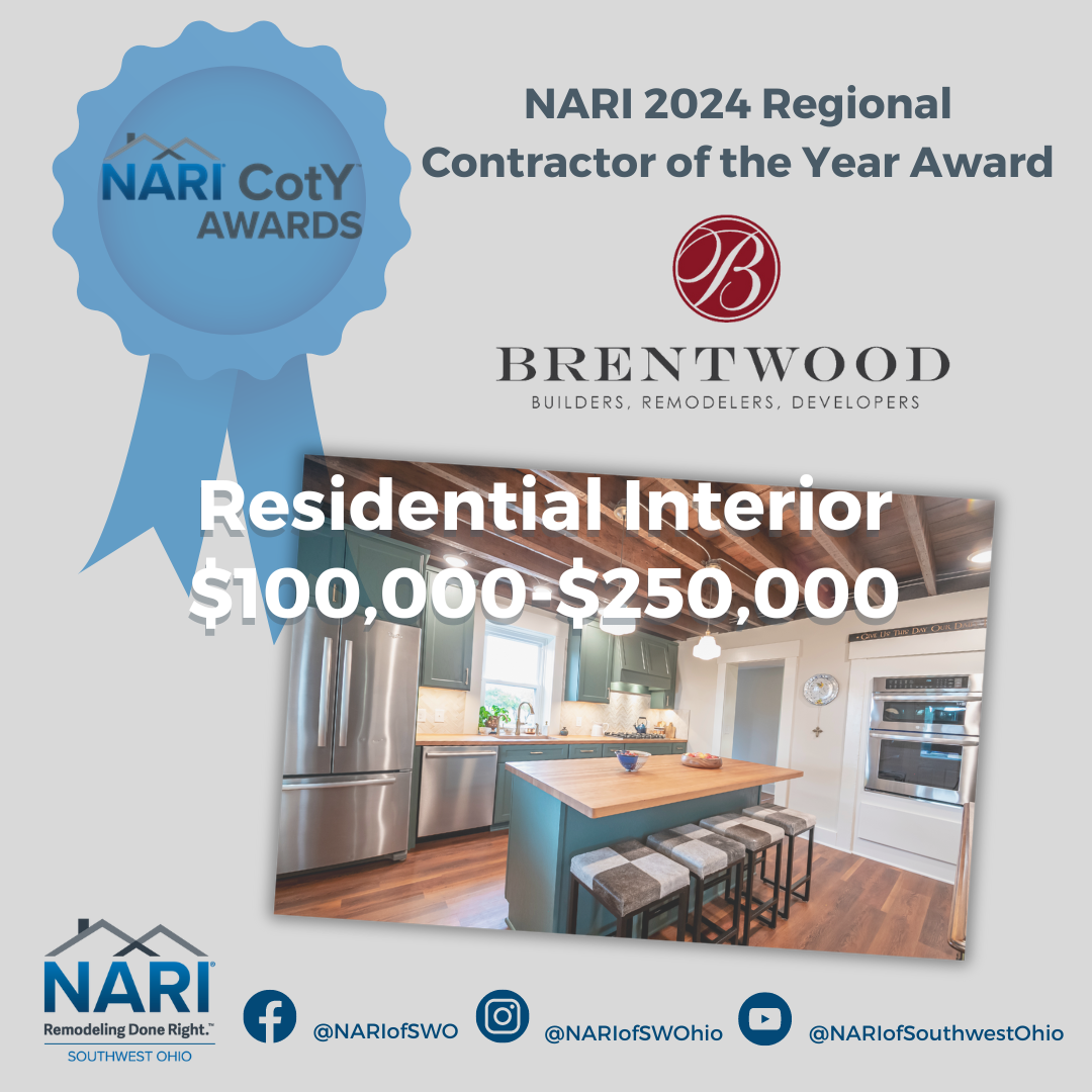 2024 Contractor of the Year (CotY) Award Winners | NARI of Southwest Ohio